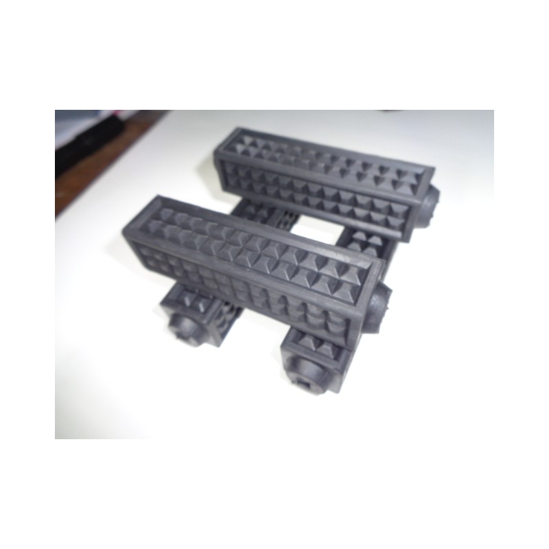 BORRACHAS DE PEDAIS TIPO ECLAIR PRETO